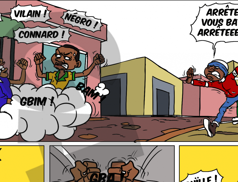 La violence policière en France - humour- caricature- bande dessinée